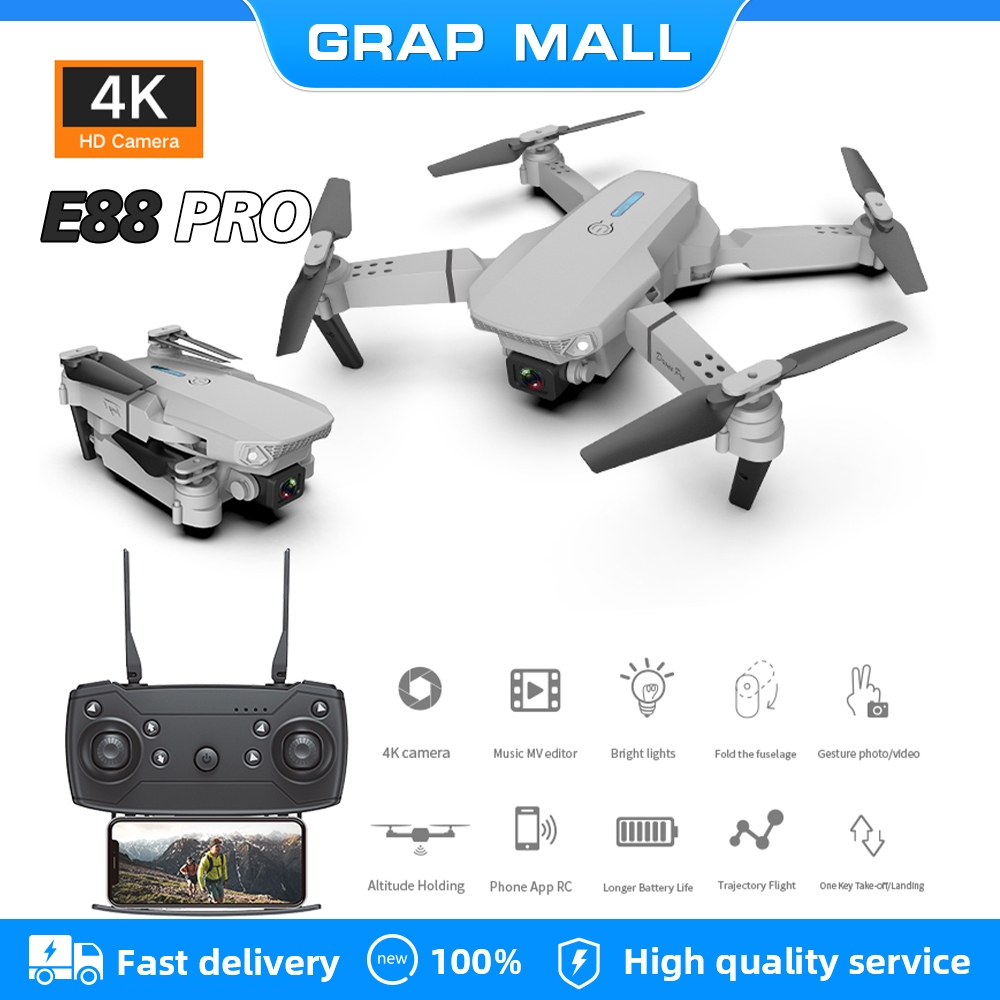 E88 Pro unmanned aerial vehicle with clear range aerial photo Long ...