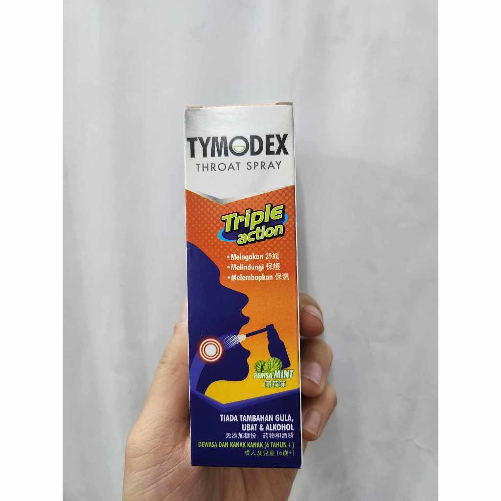 TYMODEX THROAT SPRAY TRIPLE ACTION 30ML | Shopee Malaysia