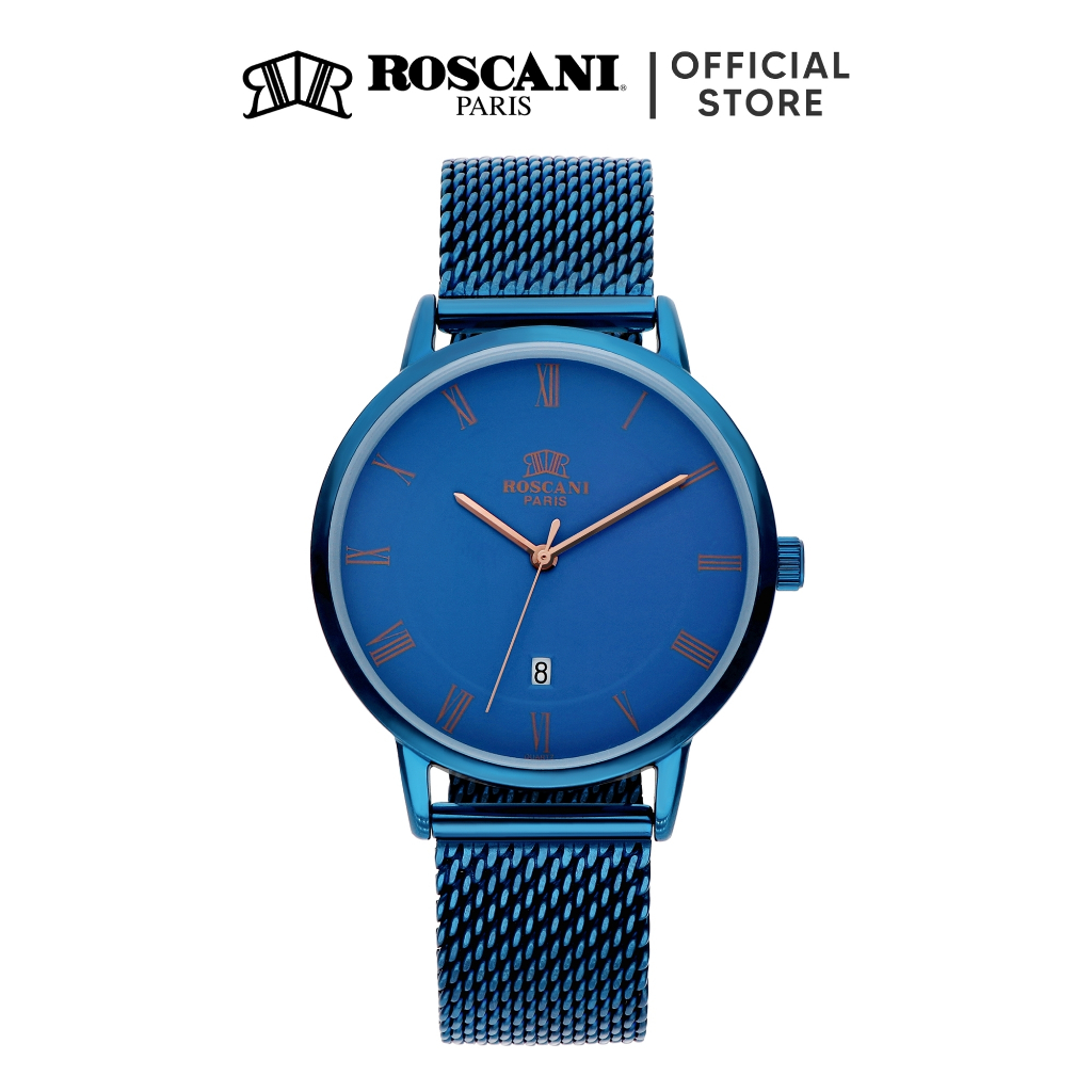 Roscani Ace 403 Mesh Men Watch - Minimalist Dial | Stainless Steel Mesh ...