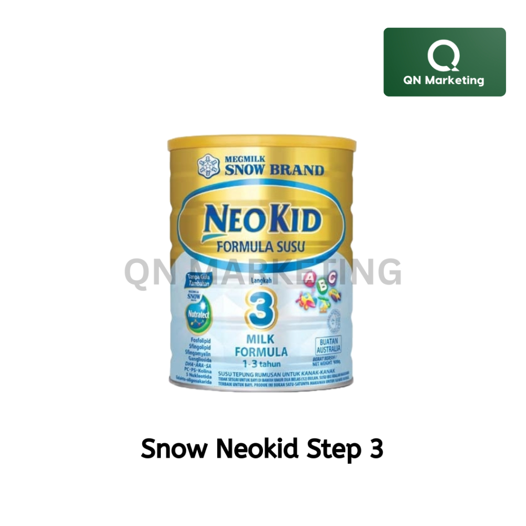 Snow Brand Neo Kid Step 3 (900g) - Growing-Up Milk Formula | Shopee ...