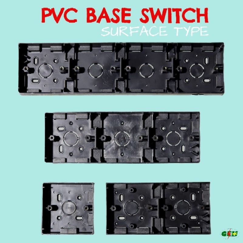 BASE SWITCH SURFACE | NUT BOX | COVER SWITCH | BLACK COLOUR | Shopee ...