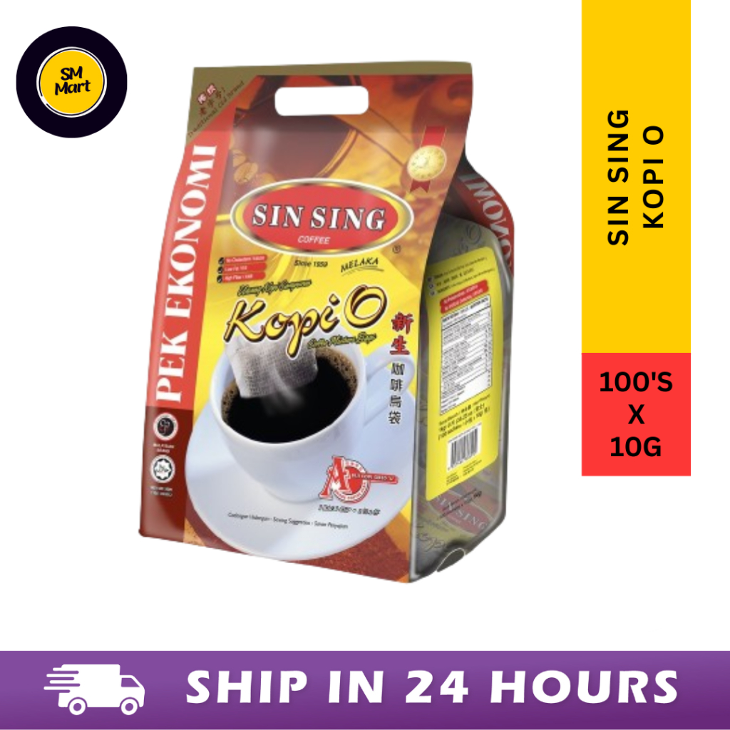 Coffee Sin Sing Kopi O Bag 100 Sachets x 10g | Shopee Malaysia