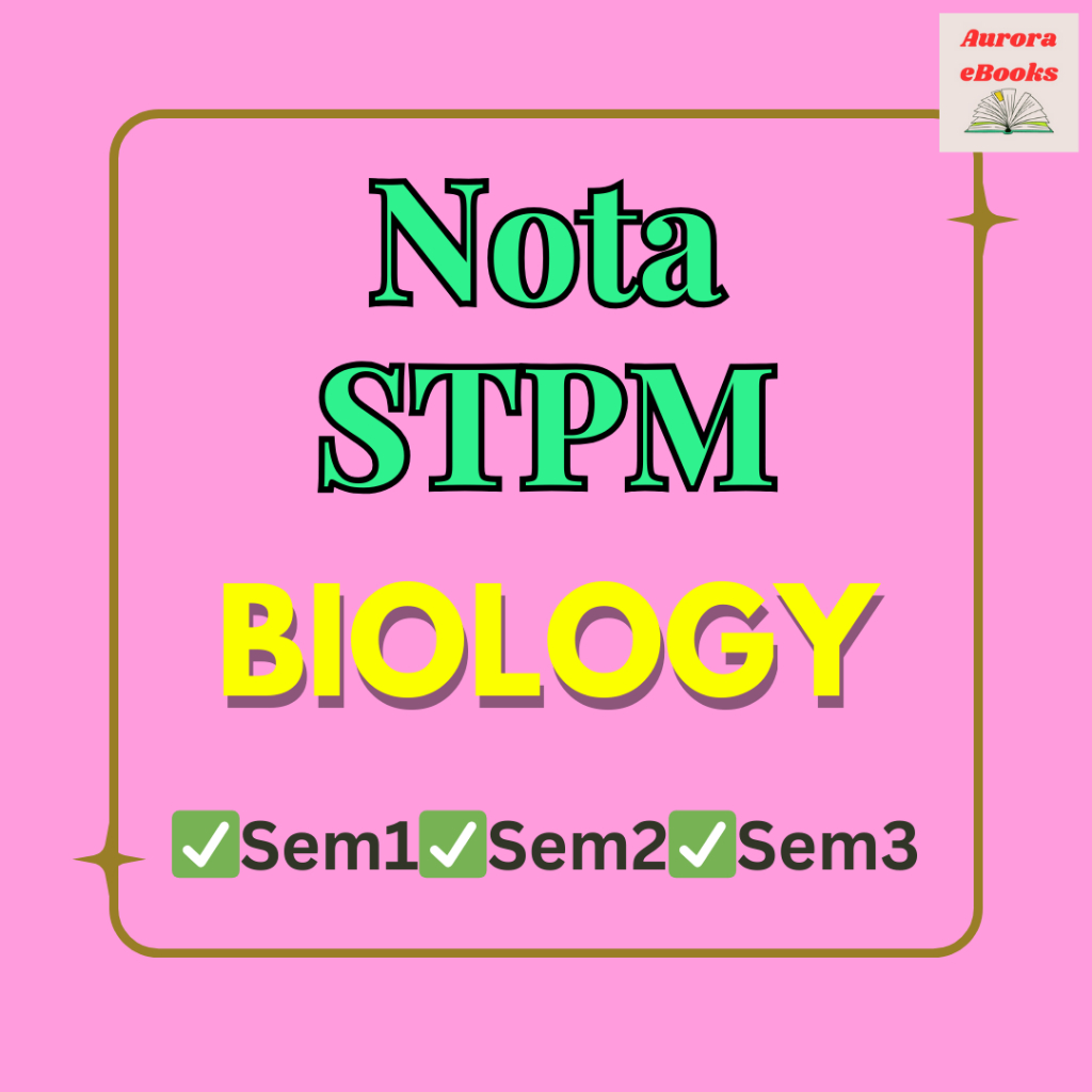 [Softcopy PDF📚] Nota STPM Biology Semester 1 2 3 | A+ Notes | STPM Nota ...