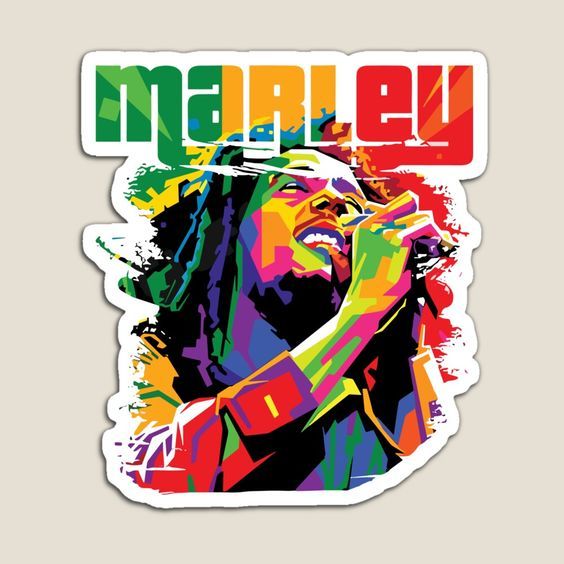 Bob Marley Stickers v1 | Shopee Malaysia