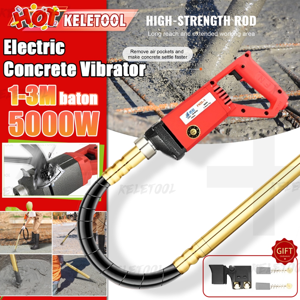 5000W Concrete Vibrator machine Electric Concrete Vibrator Cement ...
