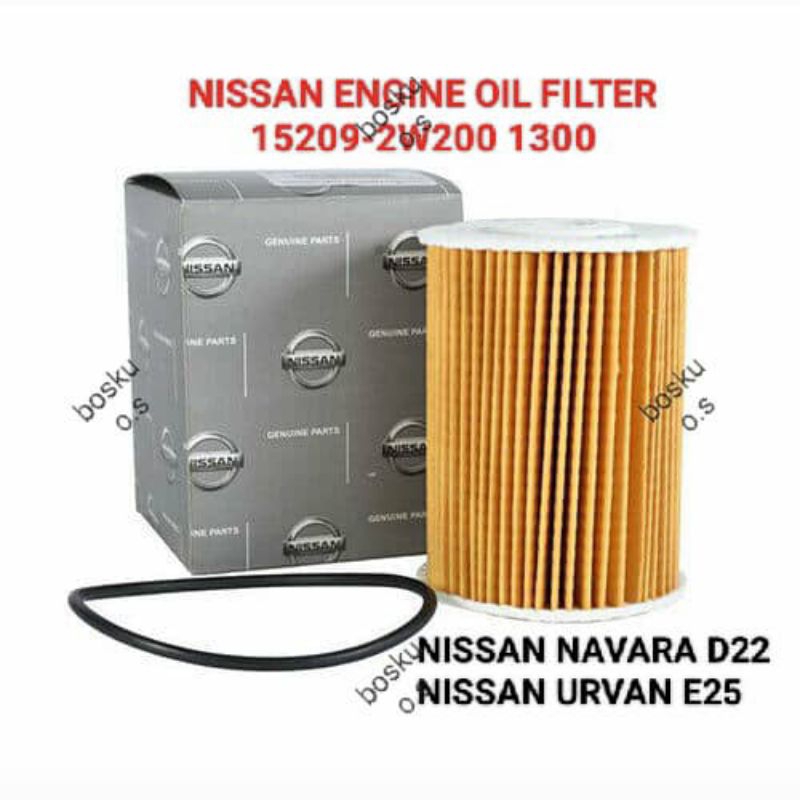 NISSAN ENGINE OIL FILTER 15209-2W200 NAVARA D22 URVAN E25 | Shopee Malaysia