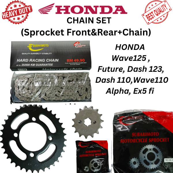 Honda Future, Dash110 DASH125 / Wave110/Wave100R/WAVE125, Ex5 fi CHAIN ...