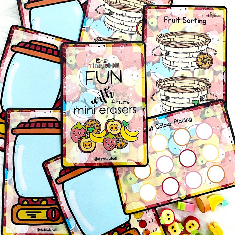 Fun with Mini Erasers (fruits) | Shopee Malaysia