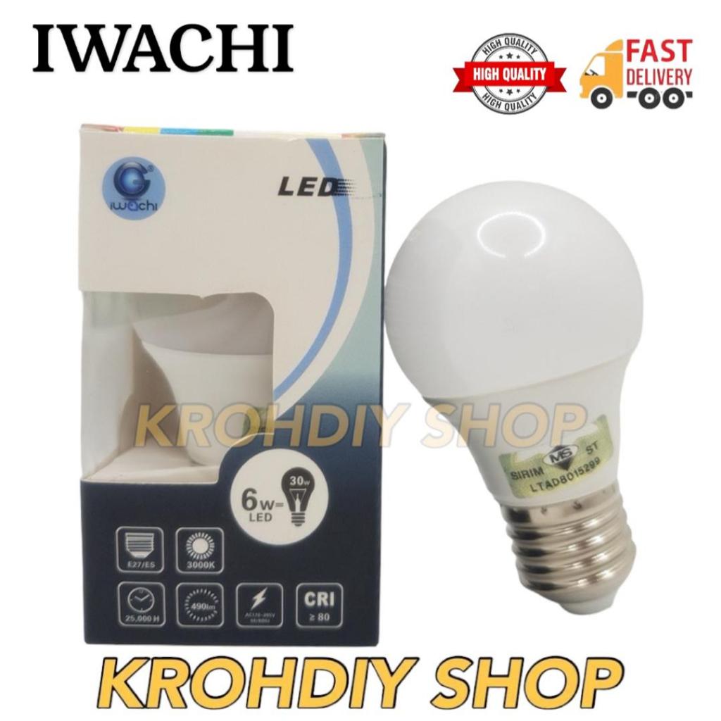 IWACHI LED E27 10W/18W/21W LIGHT BULB WARM WHITE 3000K (517/479/508) | Shopee Malaysia