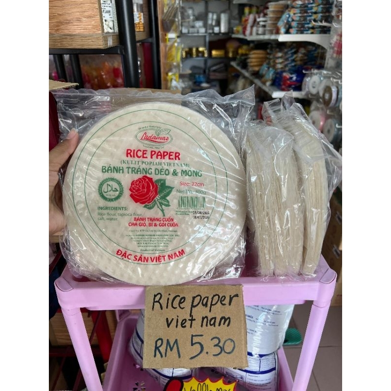 Rice Paper/Kulit Popiah Vietnam 300g | Shopee Malaysia