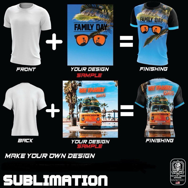 Sublimation Custom shirt your own design | Shopee Malaysia