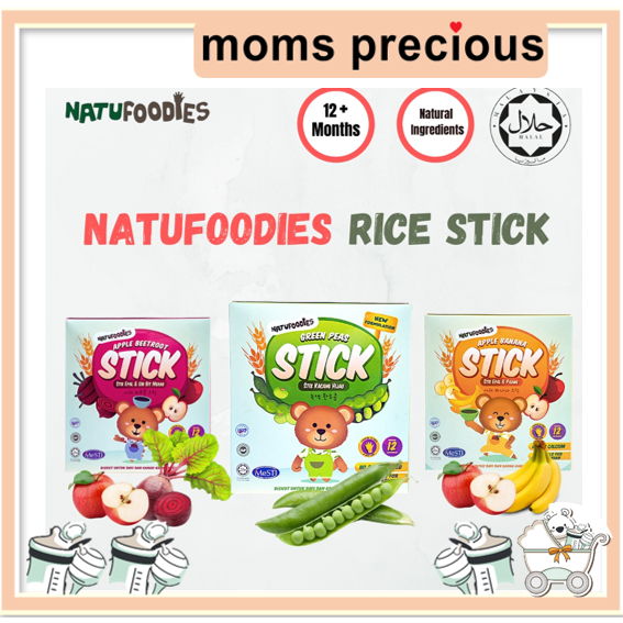 NATUFOODIES Baby Snack Fruit Stick 50g (5 x10g) | Shopee Malaysia