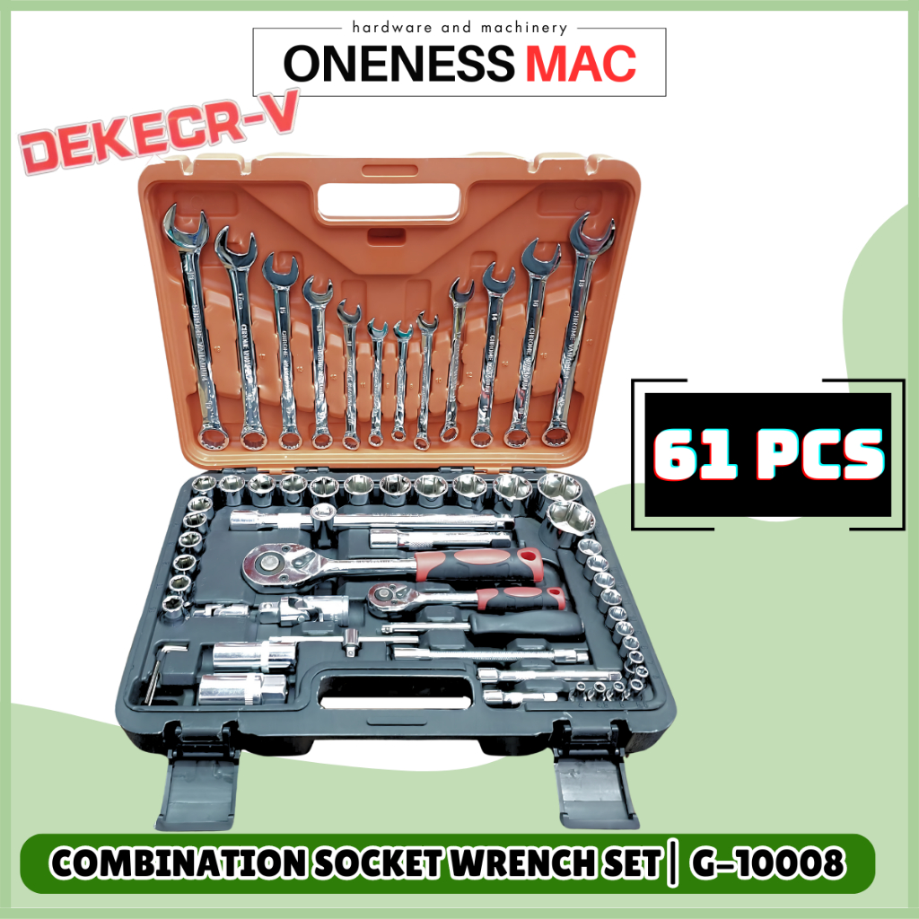 ''DEKE CR-V'' 1/2'' X 1/4'' DR SOCKET RATCHET COMBINATION SPANNER ...