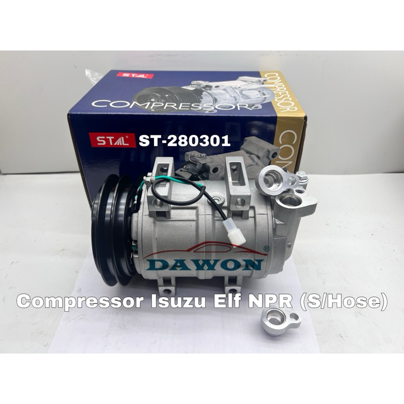 Compressor Isuzu Elf NPR (S/Hose) ️ [TRUCK AIRCOND] | Shopee Malaysia