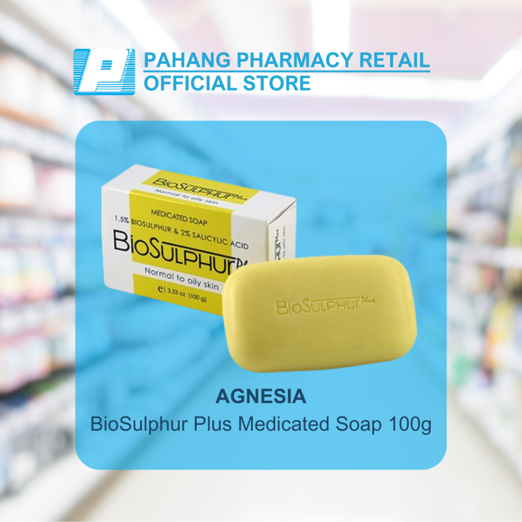 AGNESIA BioSulphur Plus Medicated Soap 100g | Shopee Malaysia