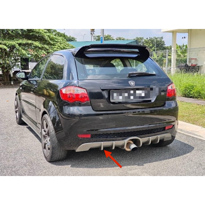 🔥Proton Satria Neo R3 REAR V-Lip PU No paint | Shopee Malaysia
