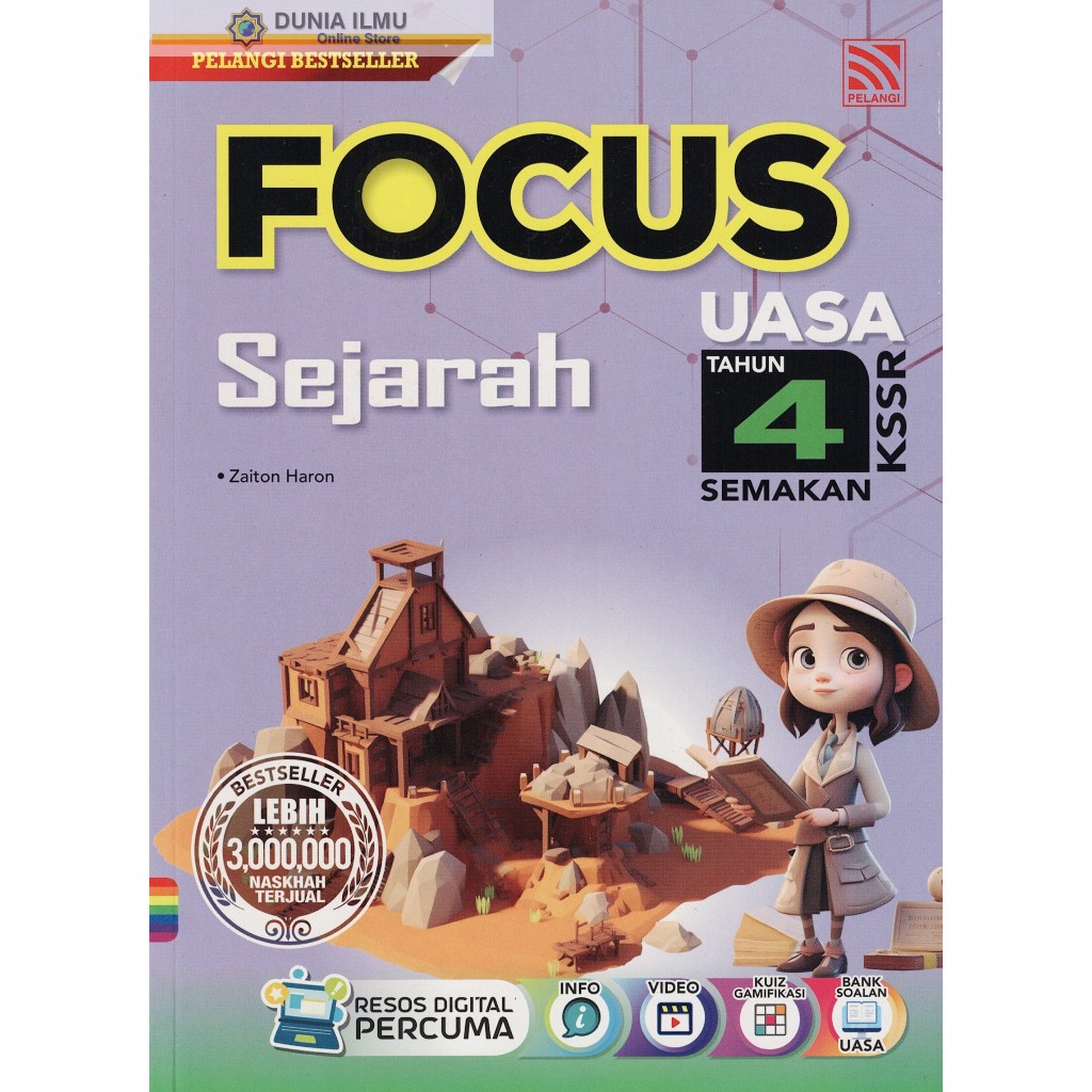 BUKU RUJUKAN : FOCUS UASA SEJARAH TAHUN 4 KSSR SEMAKAN | Shopee Malaysia