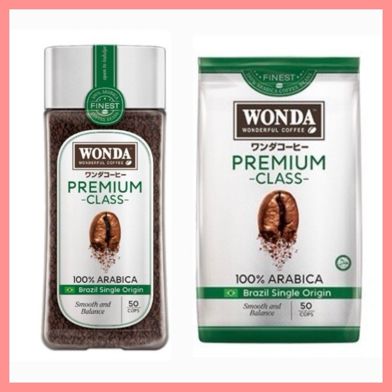 Wonda Premium Class Coffee/Kopi Premium 100gm 100% Arabica 🔥the plastic ...