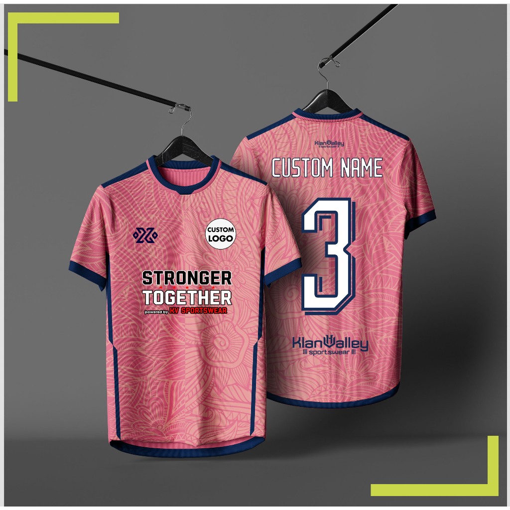 PREMIUM CUSTOM JERSI BRAND DUO LIZZY | CUSTOM SPONSOR LOGO NAMA NOMBOR ...