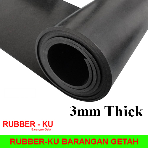 NBR Rubber Sheet 3mm thick, Nitrile Rubber Sheet Smooth Surface, Buna-N ...