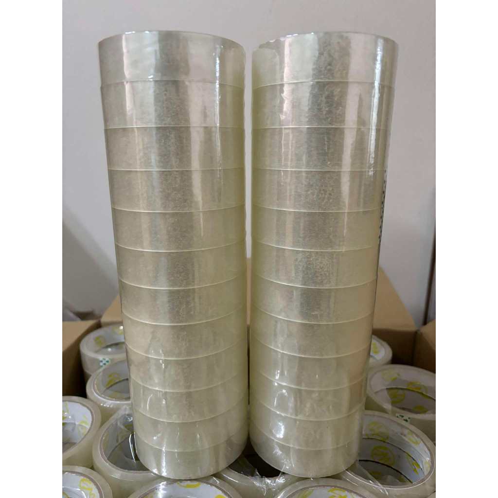READY STOCK!!! Opp Tape Clear Length - 40yds - 12mm/18mm/ 24mm | Shopee ...