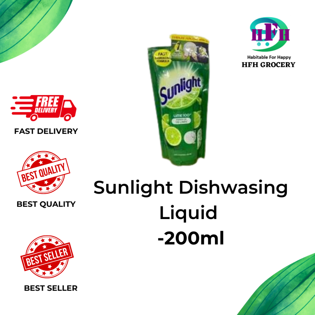 🔥 Sunlight Dishwashing Liquid Refill (200ml)🔥 | Shopee Malaysia
