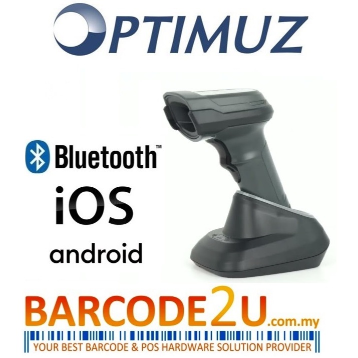 Optimuz DP-6266W Bluetooth Wireless 2D Barcode Scanner - Support ...