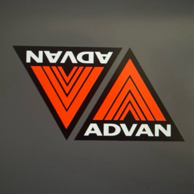 Sticker ADVAN = Sticker cutting 1 set ( KIRI & KANAN ) | Shopee Malaysia