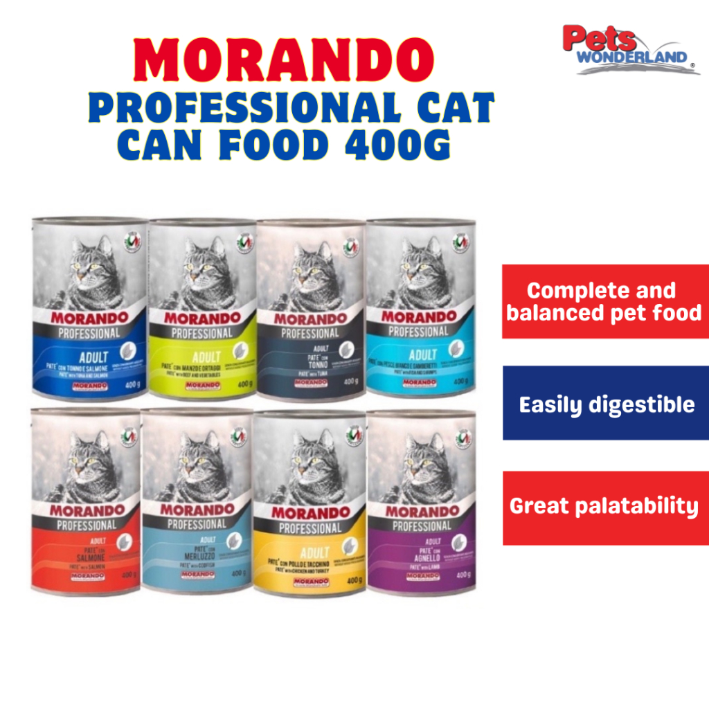 Morando - Professional Cat Canned (400g) / Wet Food | Shopee Malaysia