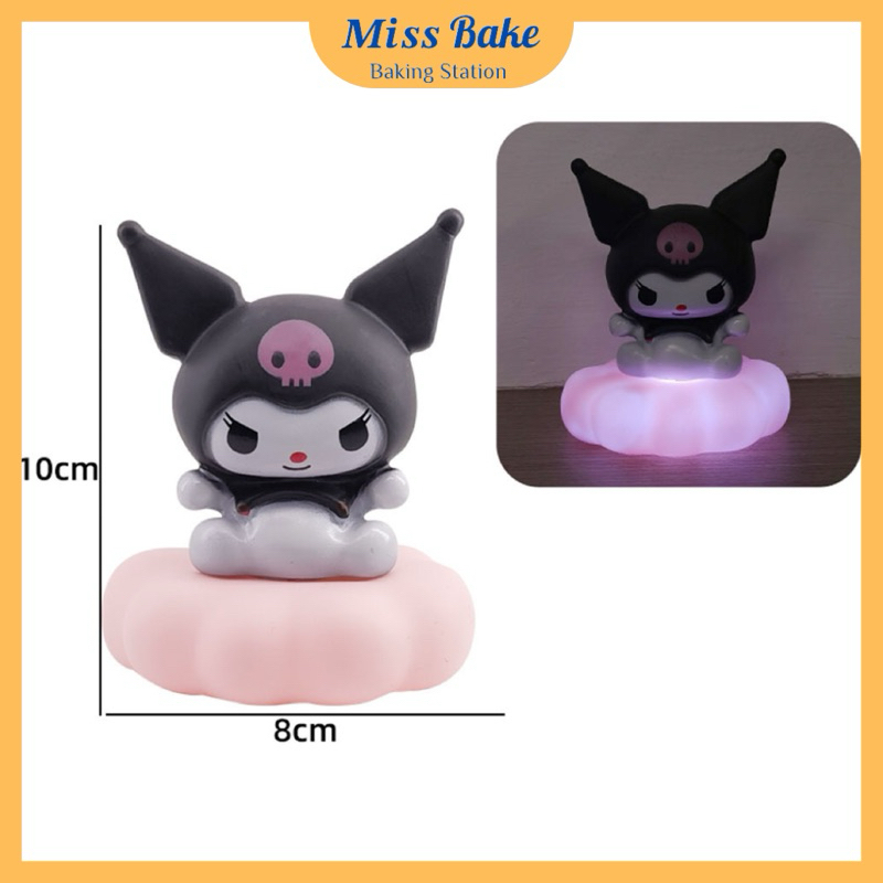 MISS BAKE Hiasan Kek Dekorasi Kuromi Theme Sanrio Toy Birthday Cake ...