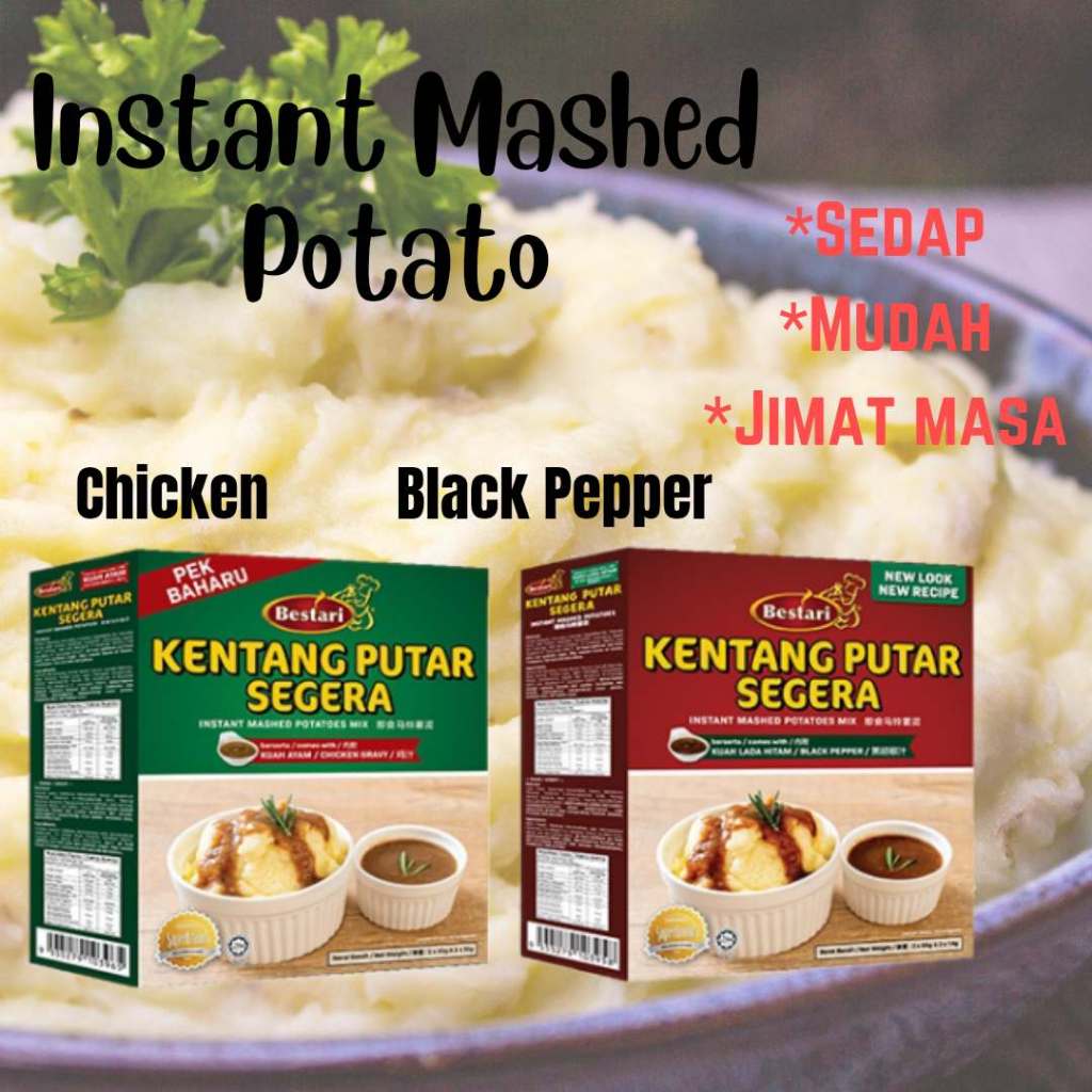 Food Sauce Instant Potato Mashed Bestari Gravy Black Pepper Chicken ...