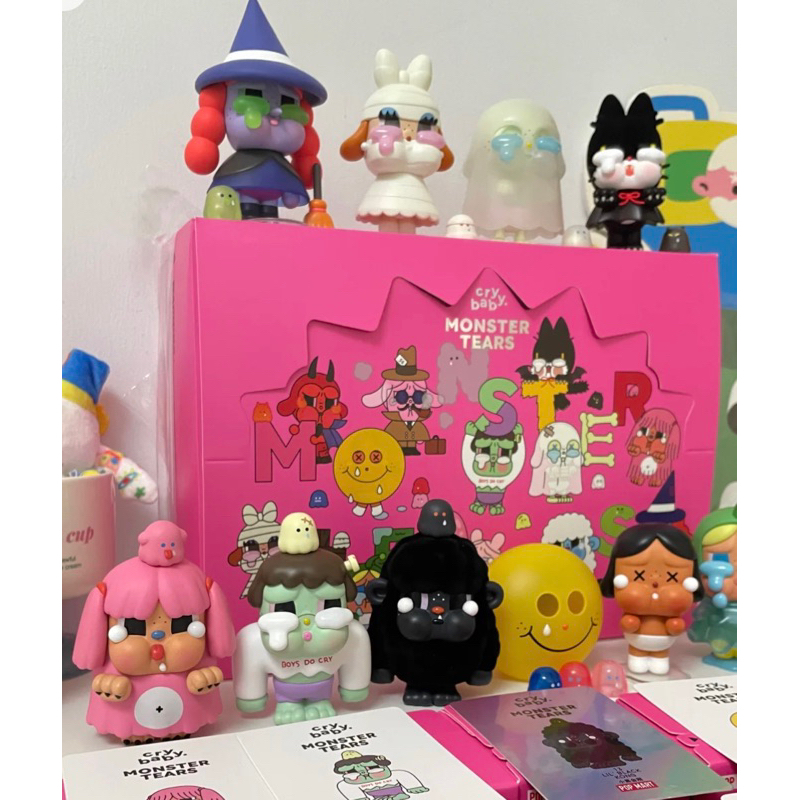 [Ready Stock] Crybaby Monster Tears Series Reveaed Blind Box Pop Mart ...