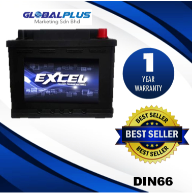 (Ambil Sendiri Di Kilang @ Own Pickup)EXCEL MF DIN66-56638 Car Battery ...