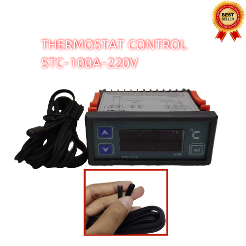 Thermostat control/STC-100A/220v/chiller/refrigeration/screen lcd/temperature controller/cool ...