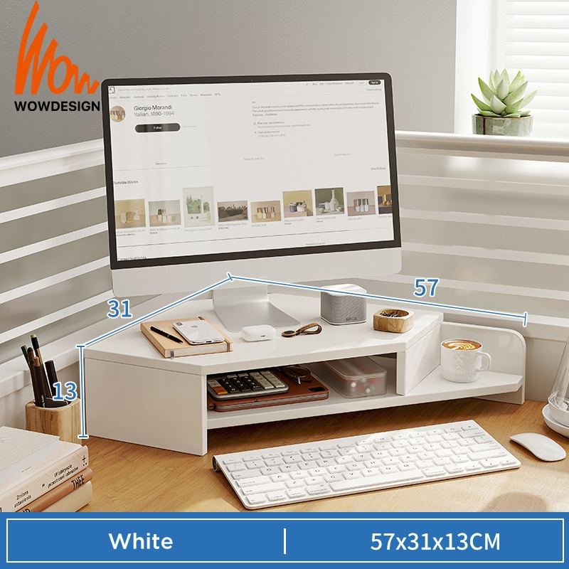 Monitor Stand Raiser Screen Increase Shelf Base Riser Laptop Stand ...