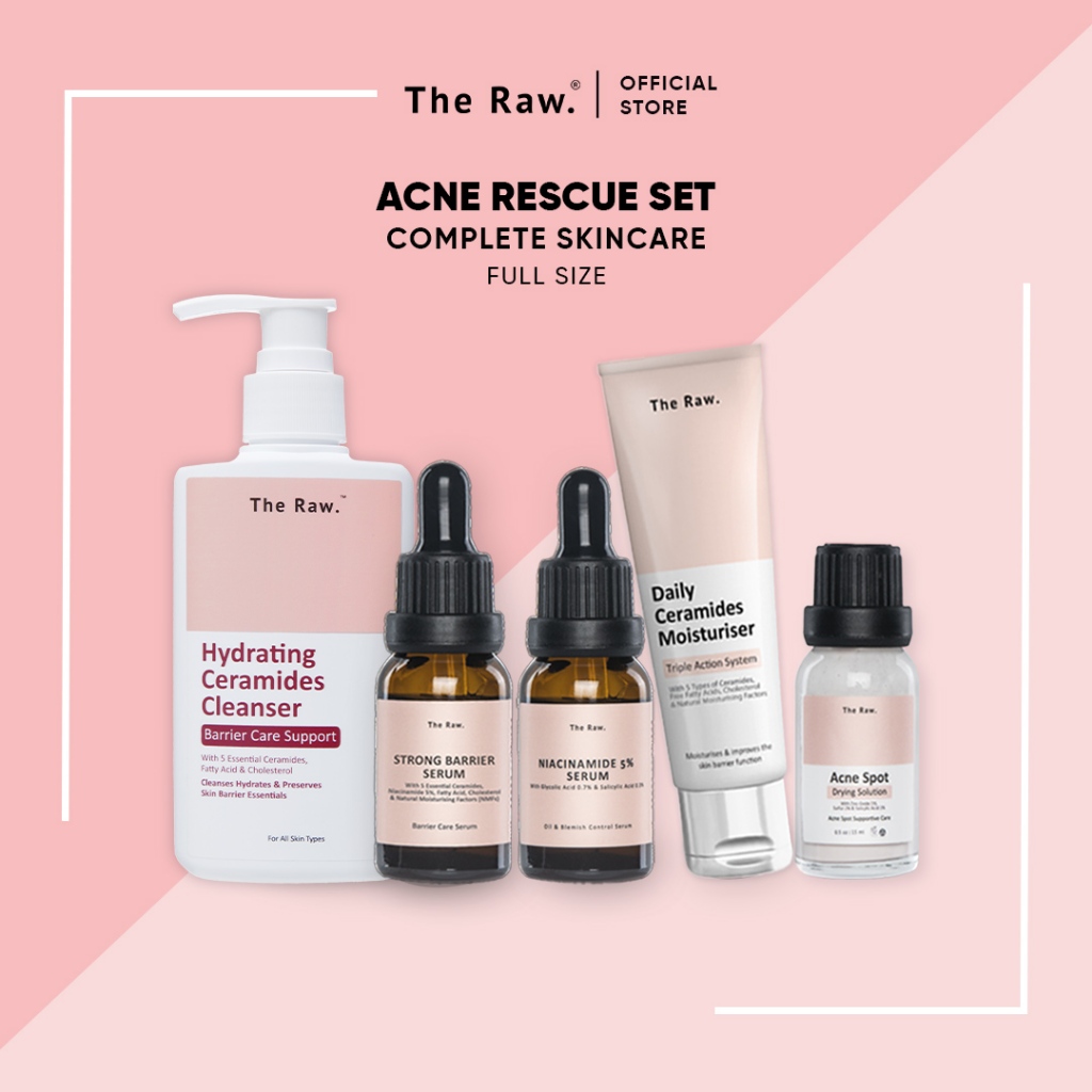 The Raw. Acne Rescue Set - for Acne & Breakouts | Shopee Malaysia