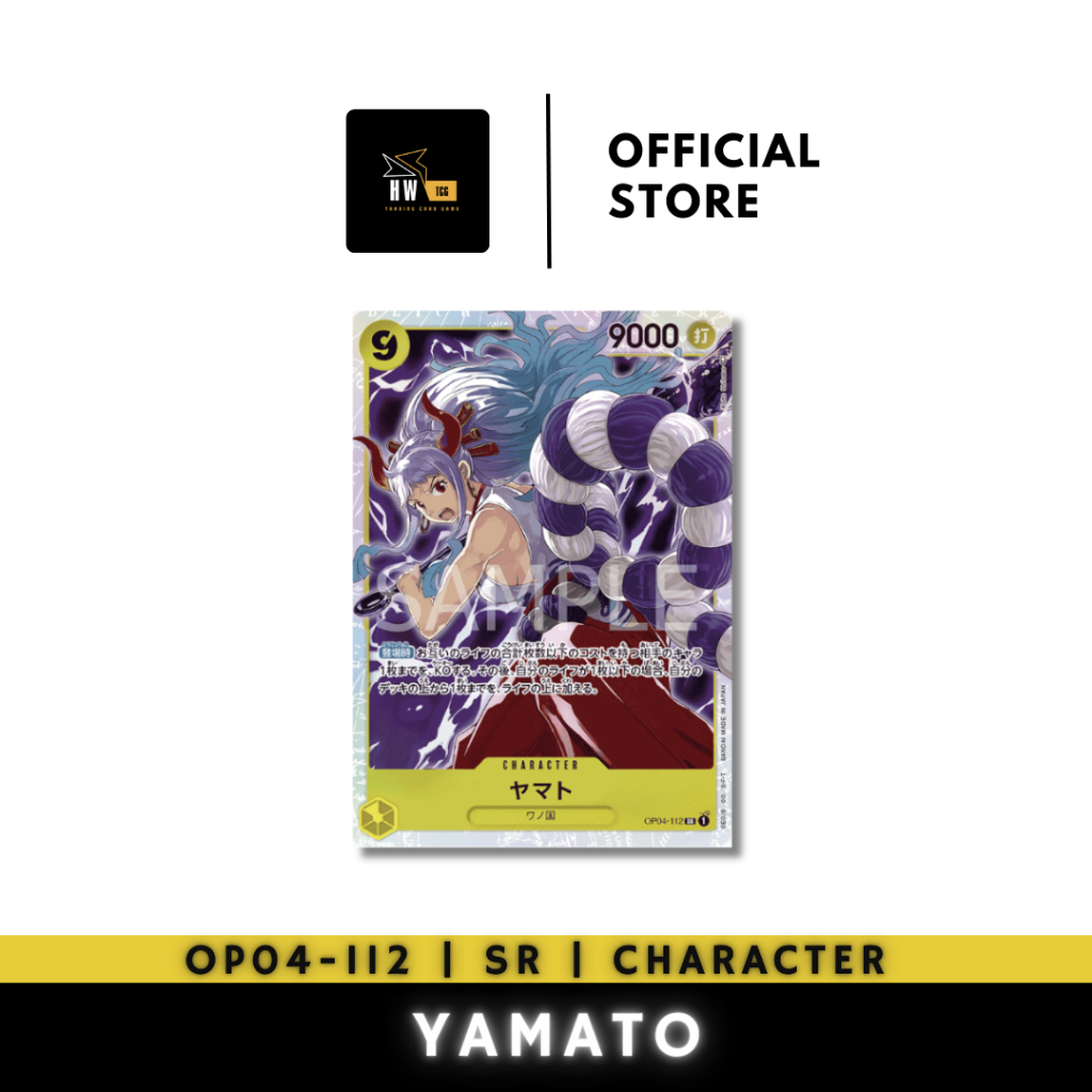One Piece Card Game OP04-112 | SR | CHARACTER Yamato | Shopee Malaysia