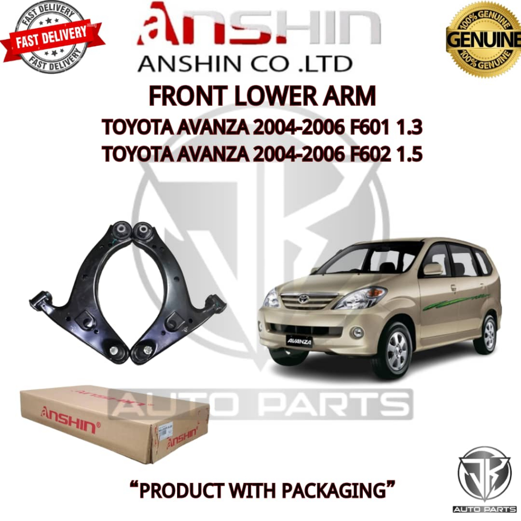 #ANSHIN#JAPAN FRONT LOWER ARM TOYOTA AVANZA 2004-2008 F601 1.3,F602 1.5 ...
