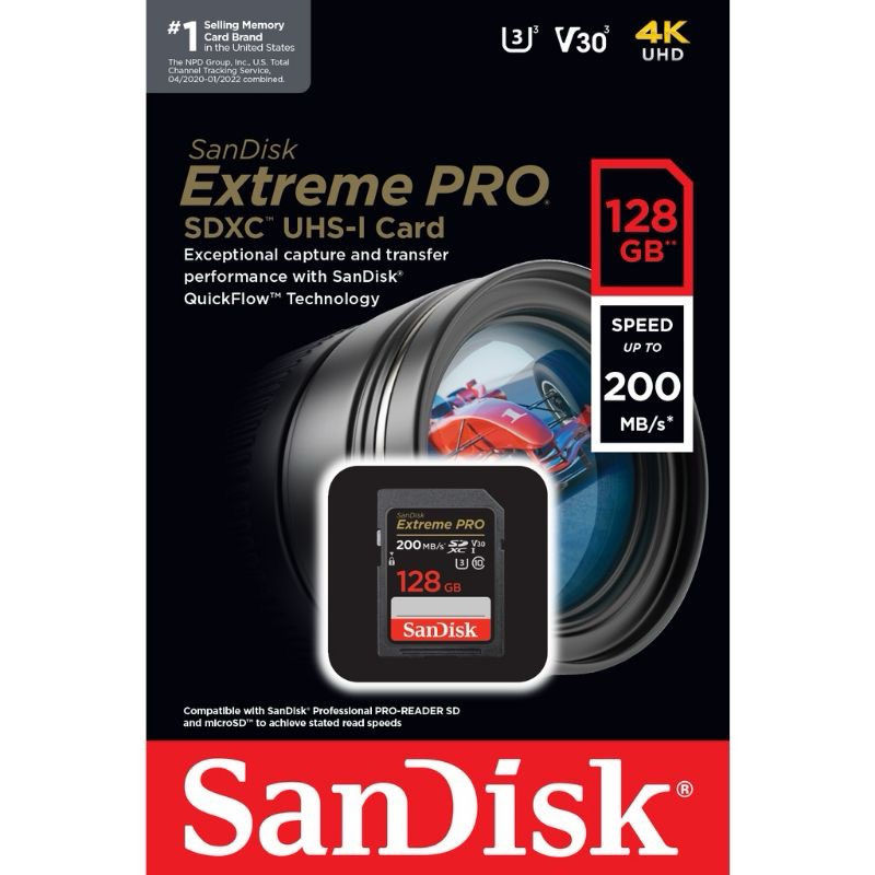 SanDisk® Extreme PRO SDHC™ And SDXC™ UHS-I Card (64GB/128GB/256GB) | Shopee Malaysia