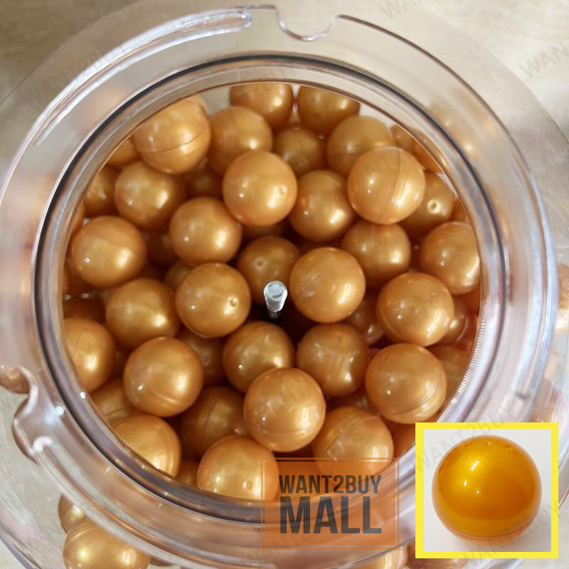 32mm Solid Gold Silver Colour Empty Plastic Capsule Ball Event Lucky ...
