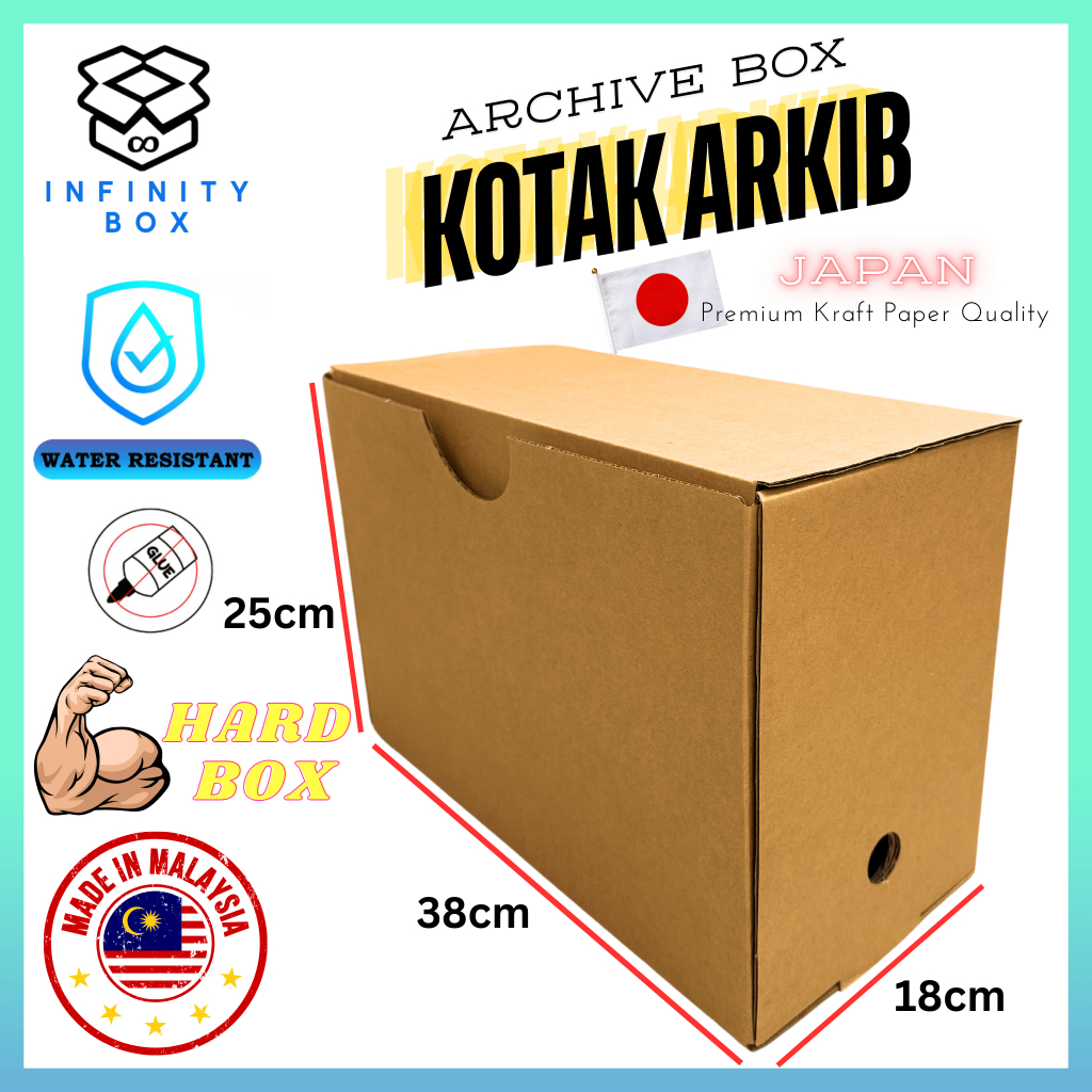 Kotak Arkib Archive Box Document Box Premium Kraft Paper - KA1 | Shopee Malaysia
