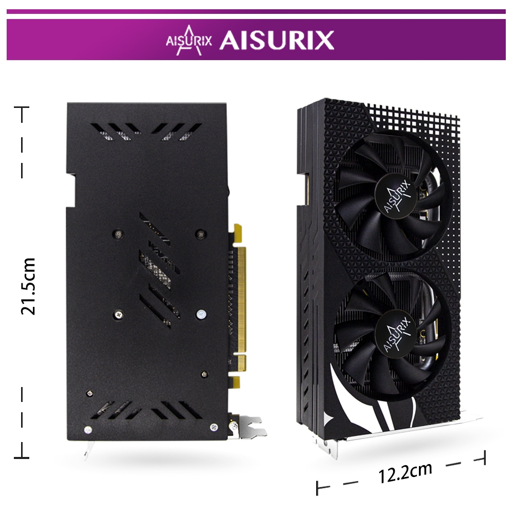 AISURIX Brand New Graphics Card RX 580 8GB AMD Radeon Computer GPU ...