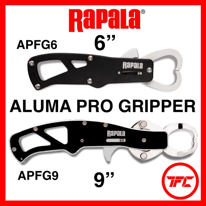RAPALA Aluma Pro Gripper 6” / 9” Fish Grip Lip Fishing Tool | Shopee ...