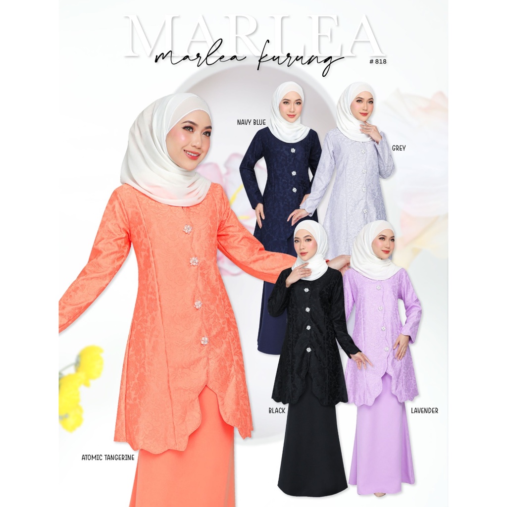 CHIC CHOC | MARLEA KURUNG MODERN 818 | BAJU RAYA BAJU BRIDESMAID READY ...