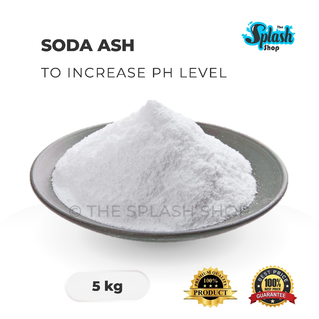 𝐒𝐏𝐋𝐀𝐒𝐇 - Soda Ash to Increase Ph Level - 5KG [READY STOCK] | Shopee Malaysia