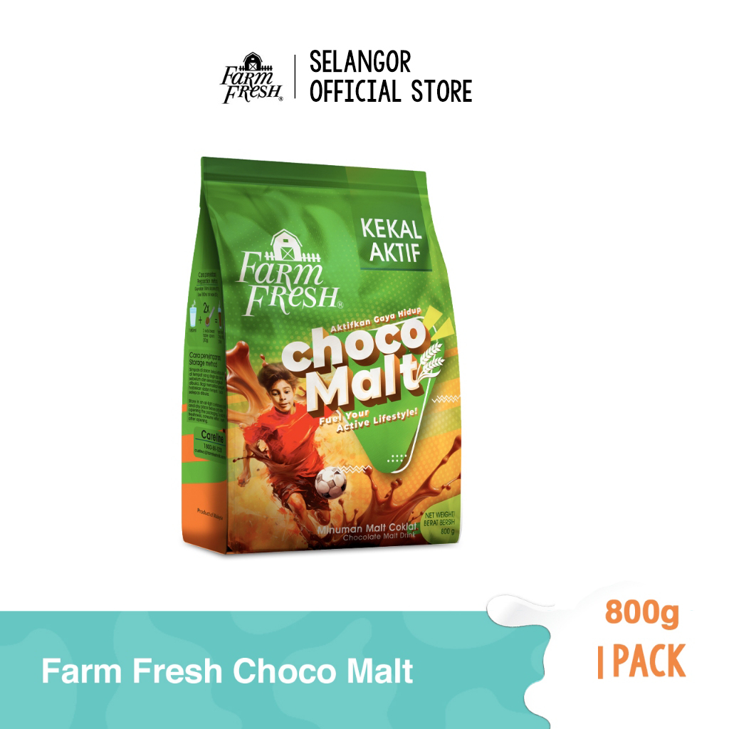 Farm Fresh Choco Malt Powder 800g x 1 Pack | Shopee Malaysia