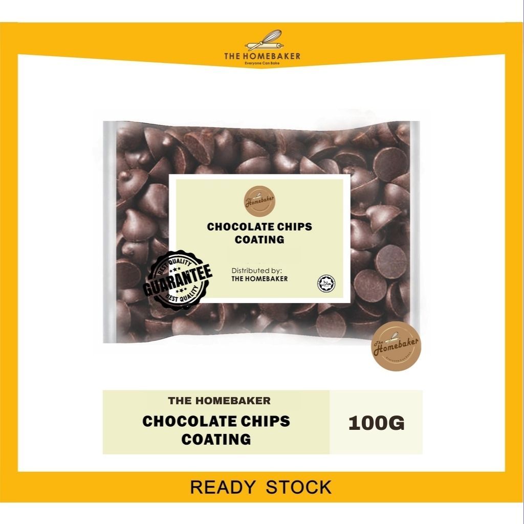 Premium Chocolate Chip Coating / Chocolate Chip / 巧克力粒 / 100g 500g 1Kg ...