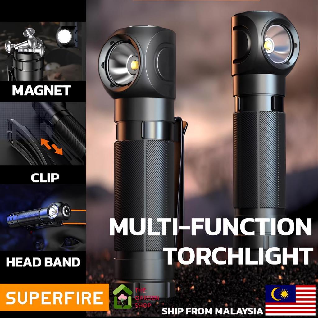 SUPERFIRE TH04 High Power At Malaking Capacity Headlamp Multifunctional Ultra Long Exposure ...