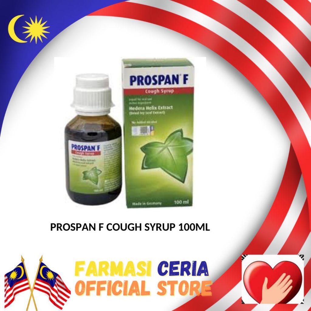 Prospan F (Dry Ivy Leaf Extract) Cough Syrup 100mL [Expiry 02/2025 ...