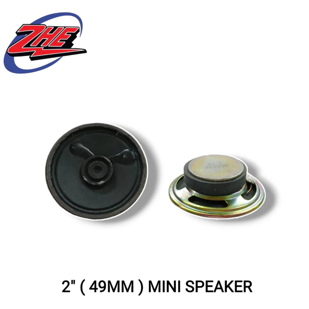 2" INCH MINI SPEAKER 49MM 4 OHM 2 WATT /8 OHM 0.5 WATT (1591/728-0041 ...
